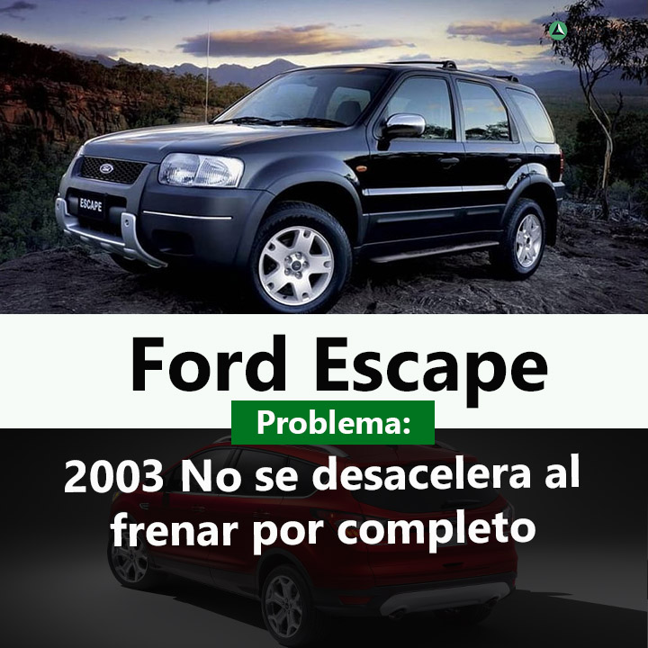 Ford Escape 2003: No se desacelera al frenar por completo. – Autolab