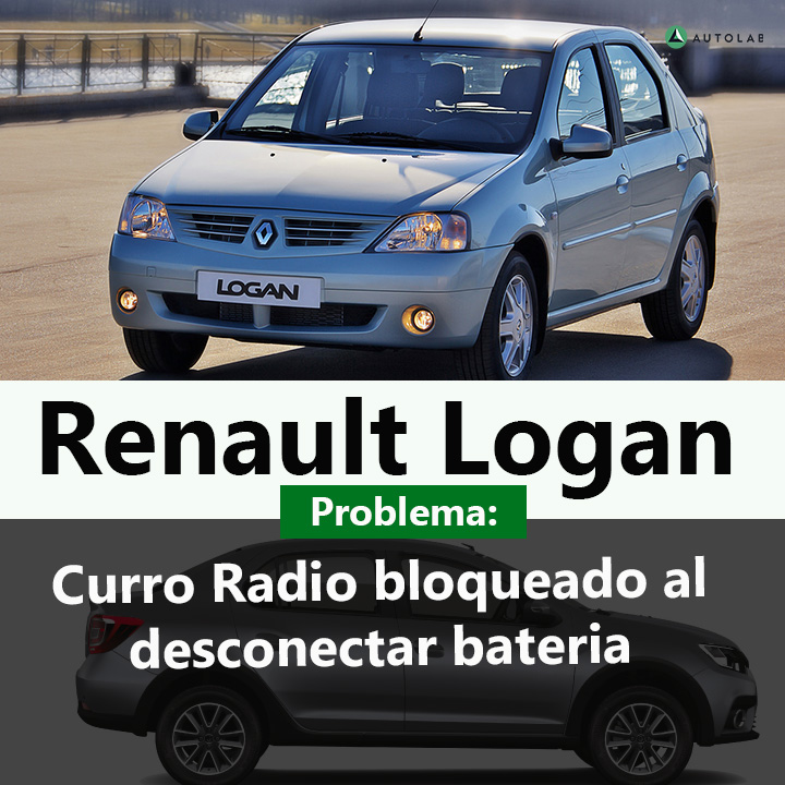 Renault Logan Curro: Radio bloqueado al desconectar batería | Autolab