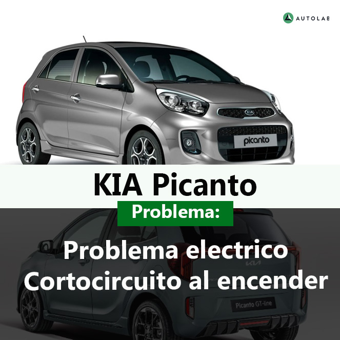 Kia Picanto Problema eléctrico: Cortocircuito al encender. – Autolab