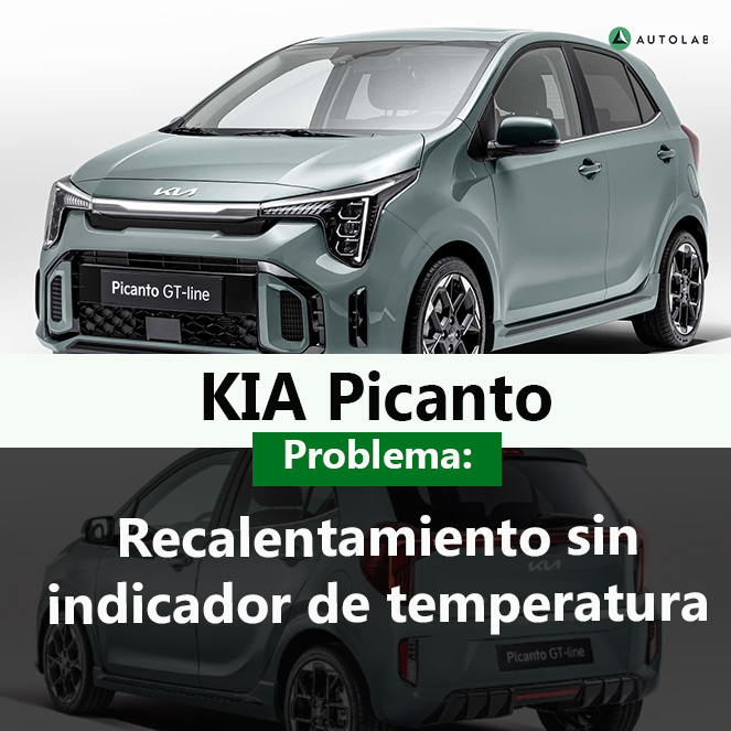 Kia Picanto Recalentamiento sin indicador de temperatura – Autolab